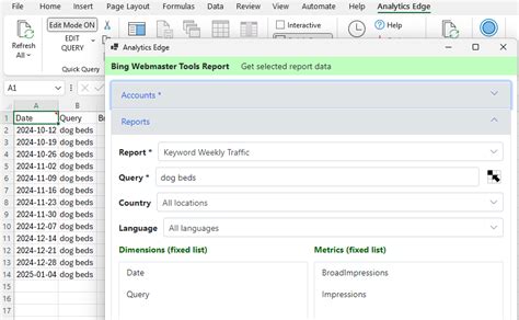 Getkeywordstats Working With The Bing Webmaster Api
