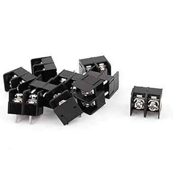 Uxcell AC V A P Wire Connector Screw Barrier Terminal Blocks Pcs Amazon In