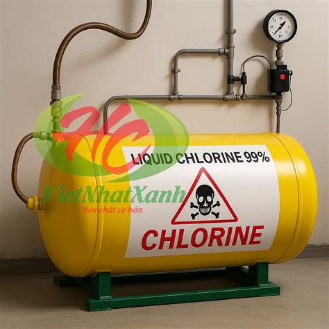 Khí Clo Lỏng 99 Chlorine 99
