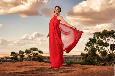 Katie Stenzel Photographed For Opera Queensland At Festival Of The Outback