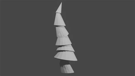 3d Model Evil Tree Prop Vr Ar Low Poly Cgtrader