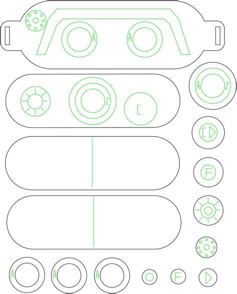 Sci Fi Binoculars Template Download Etsy