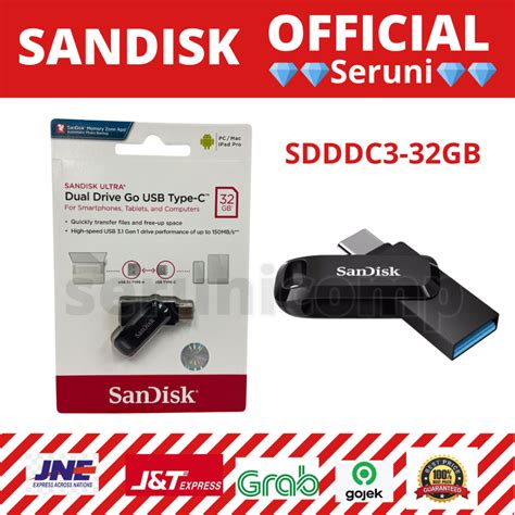 Jual Flashdisk Otg Gb Sandisk Ultra Dual Drive Go Usb Type C Sdddc Shopee Indonesia