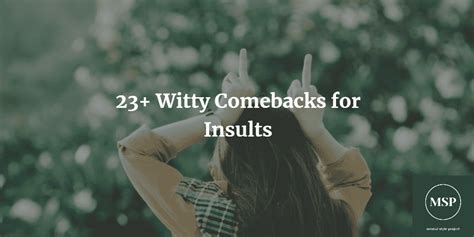 50 Dirty Comebacks And Insults To Win Every Argument