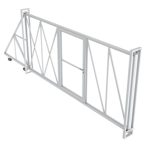 Ворота откатные каркас с комплектом установки под автоматику Премиум 5500х2000 мм