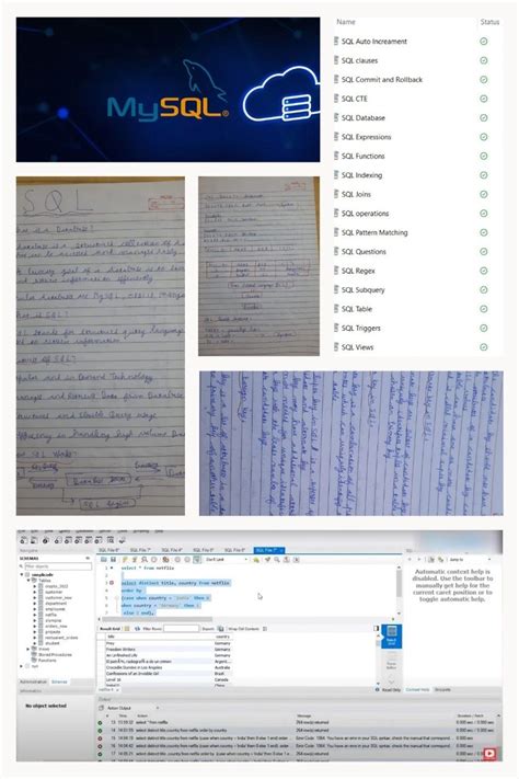 Sql Mysql Databasemanagement Techjourney Keeplearning Pratham Bansal