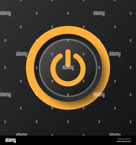 on and off buttons in flat style toggle switch vector illustration on