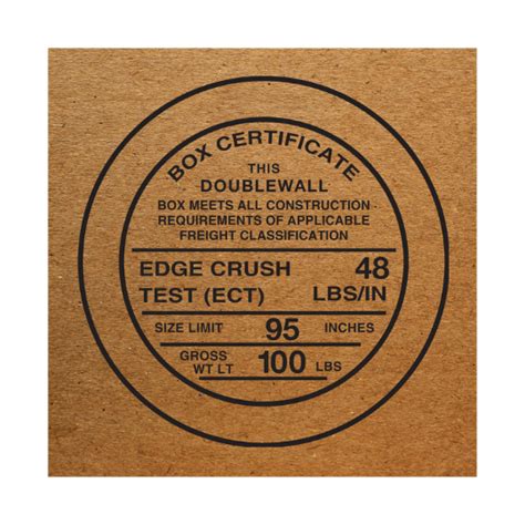 24 X 18 X 18 Double Wall Box Ect 48 Heavy Duty Kraft