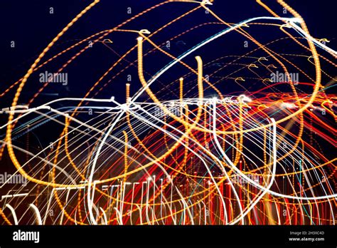 Long Exposure Photo With The Theme Of Signal Clutter Communication