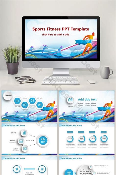 Pptx Templates Sports Complex Disney Princess Art Physical Education