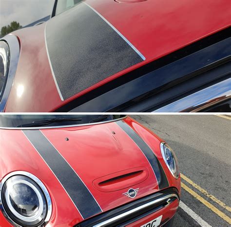 Zen Graphics Mini F55 F56 Cooper S Jcw Chrome And Black Sparkle Stripes