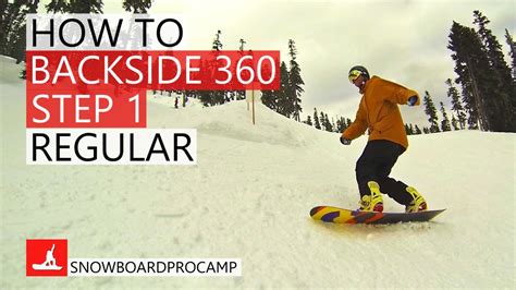 How To Backside 360 Part 1 Snowboarding Tricks Regular Youtube