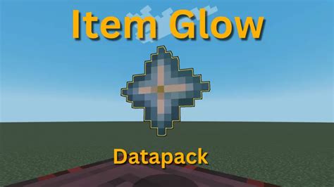 Glowing Item Rarities Minecraft Data Pack