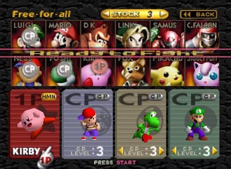 Super Smash Bros Nintendo 64 Nerd Bacon Magazine