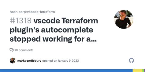Vscode Terraform Plugin S Autocomplete Stopped Working For A Specific