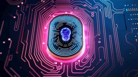 Fingerprinting Process Modern Technology Light Colors Soft Light Stock Footage Video Of