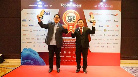 Bank DKI Raih Penghargaan TOP GRC Awards 2022