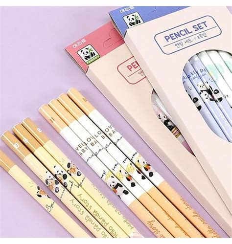 헬로판다 연필세트 8본 세트 B심 색상 랜덤 귀여운 캐릭터 신학기 초등학생 졸업 입학 선물 학용품 문구 티몬