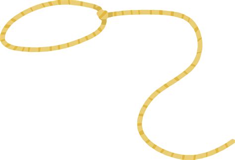 Lasso Rope For Catching Animals Isolated On White 9362133 Vector Art