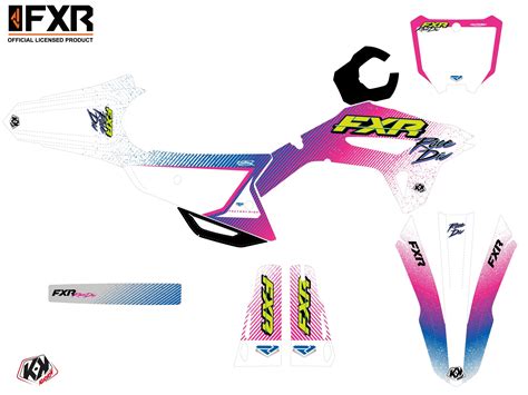 Honda Crf 450 R Dirt Bike Fxr Retro Graphic Kit Kutvek Kit Graphik
