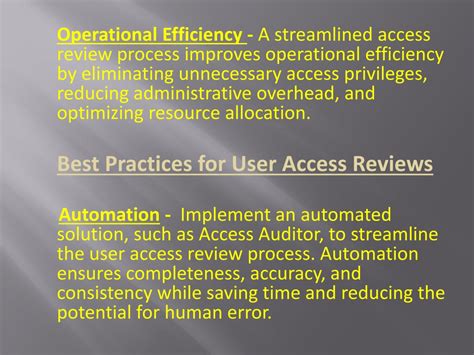 Ppt Streamlining Security The Importance Of User Access Reviews