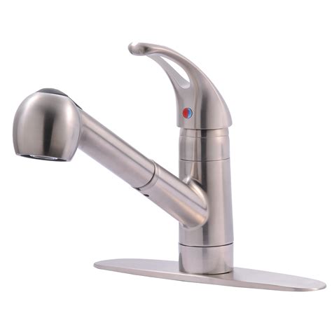 Classic Collection” Single Handle Kitchen Faucet With Pull Out Spray
