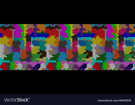 Pixel Background Royalty Free Vector Image Vectorstock