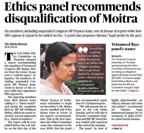 The Hindu Analysis November Upsc Top