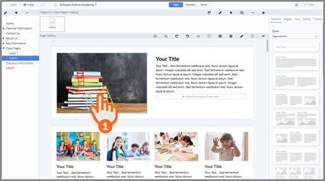 schools online editor training adding alt text single images