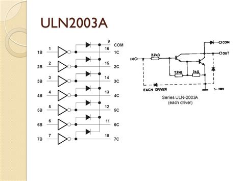 Uln2803a схема включения