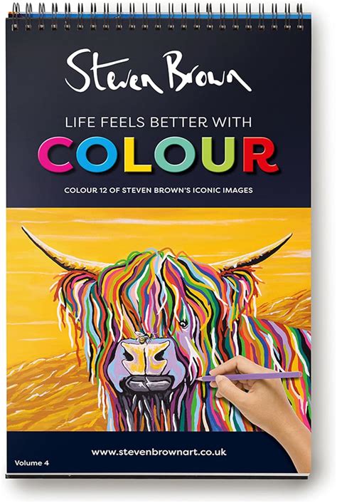 Steven Brown Colouring Book Volume 4 For Adults And Teenagers 12