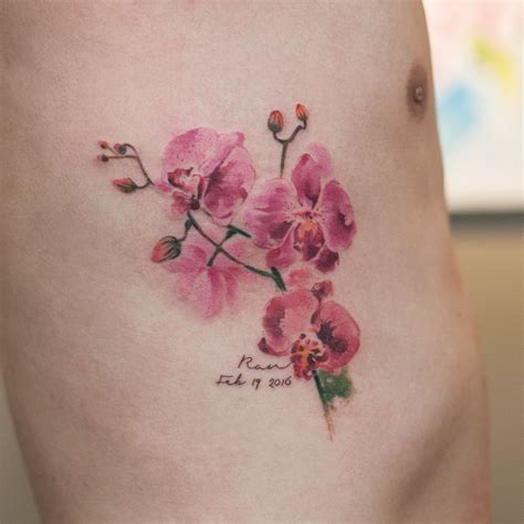Orchids Flower Tattoos