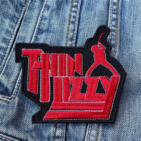 Thin Lizzy Patch Badge Embroidered Iron On Applique 383240 Etsy