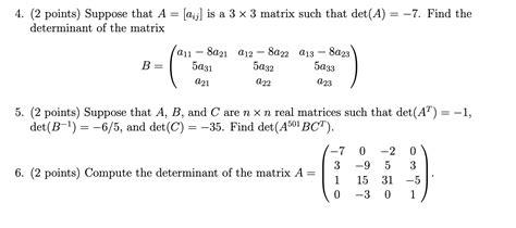 2 ﻿points ﻿suppose That A Aij ﻿is A 3×3 ﻿matrix