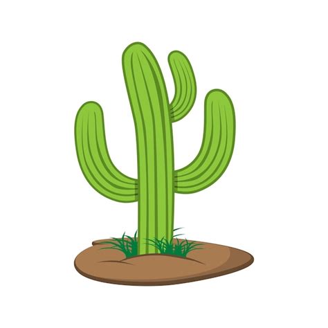 Vector De Estilo Dibujado A Mano De Cactus Vector Premium