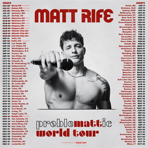 Matt Rife Tour 2024 Schedule 3 Flss Orsola