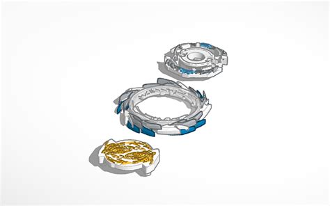 3d Design Custom Beyblade Db Ice Amaterios Tinkercad