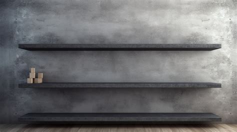 콘크리트 질감의 선반 벽에 3d 렌더링 빈 선반 고화질 사진 사진 배경 일러스트 및 사진 무료 다운로드 Pngtree