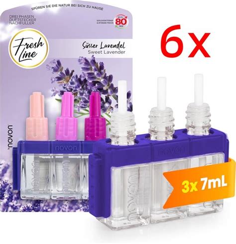 Fresh Line® Luchtverfrisser Navullingen 6 Stuks Sweet Lavendel