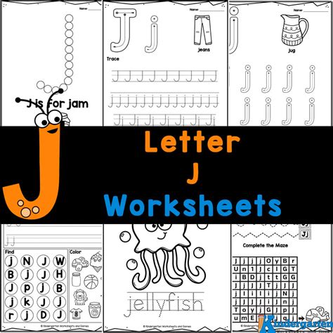 Free Letter J Worksheets For Preschoolers
