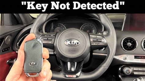 How To Start A 2018 2021 Kia Stinger With Dead Remote Key Fob Battery