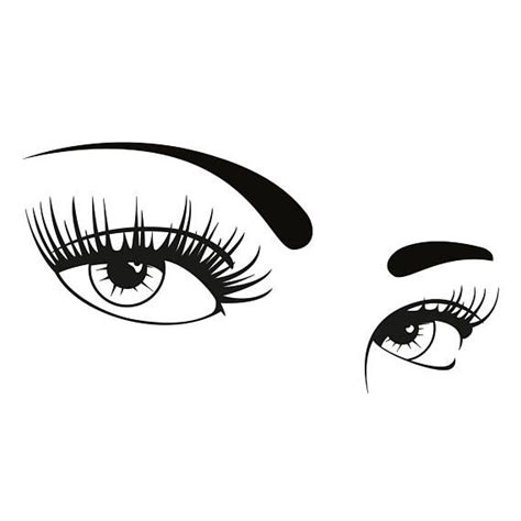 Sexy Eyes Stencil