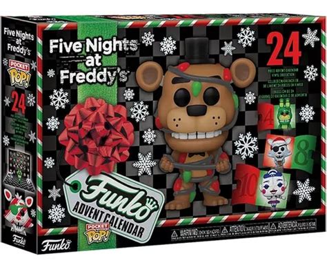 Calendario De Adviento Cinco Noches En Freddys Funko Pop Envío Gratis