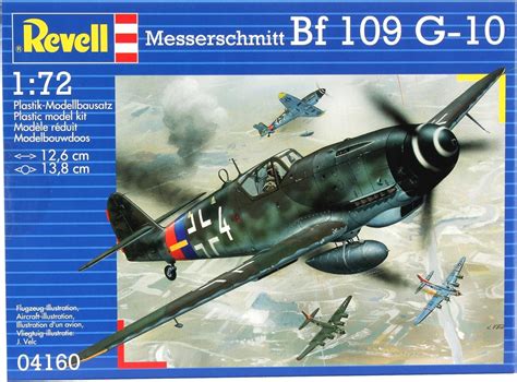Revell 172 Scale Messerschmitt Bf 109 G 10 Model Kit Toptoy