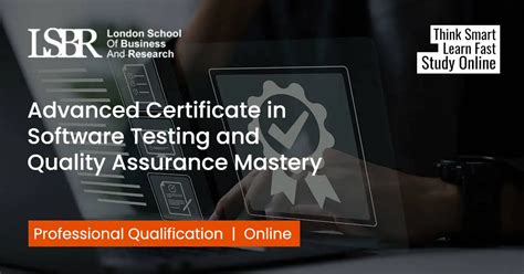 Advanced Certificate In Software Testing And Quality Assurance Mastery