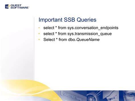 Sql Server Service Broker In The Real World Ppt