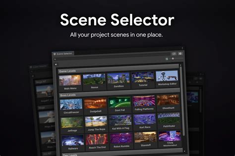 Editor Scene Selector Utilities Tools Unity Asset Store