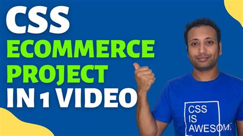 Full Ecommerce Project With HTML CSS English Tutorial YouTube