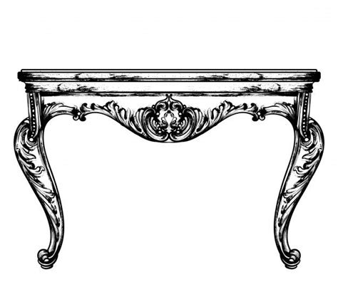Classic Table Furniture Antique Console Table