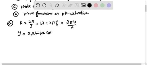 solved the wave function for a standing wave is given in equation 18 3